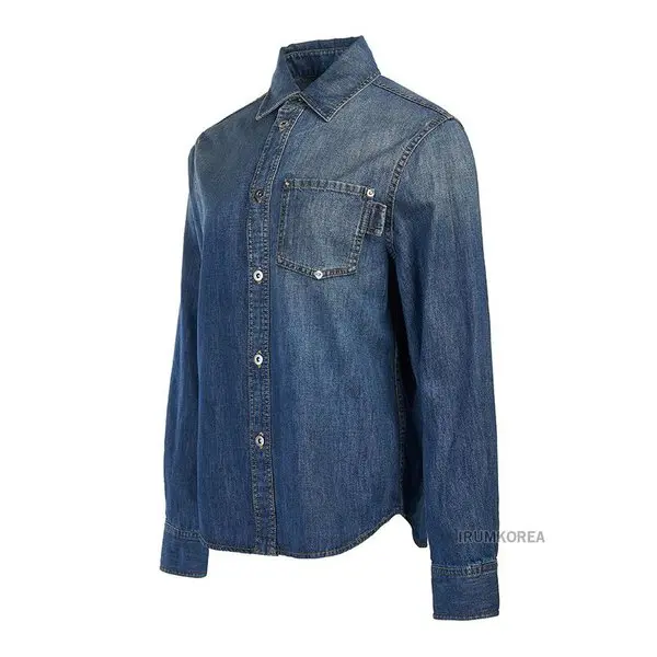 Bottega Veneta Light Washed Denim Shirt