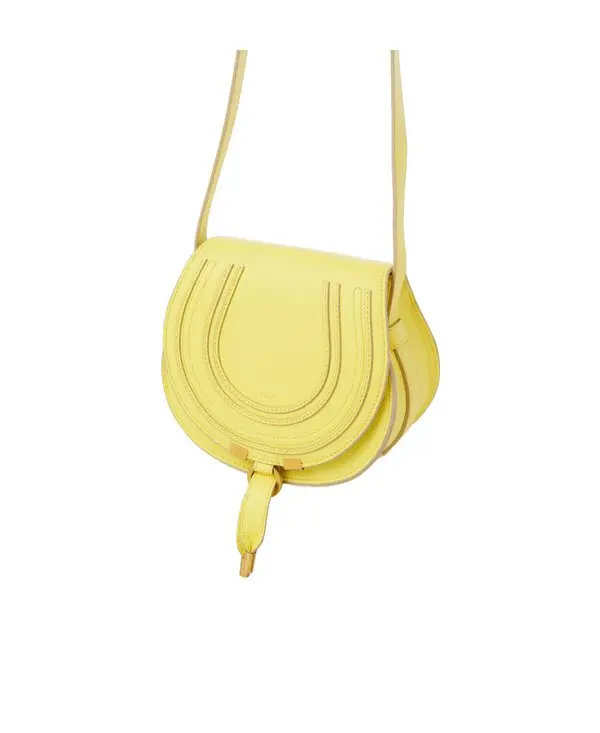 Chloé Small Marcie Crossbody Bag - Yellow