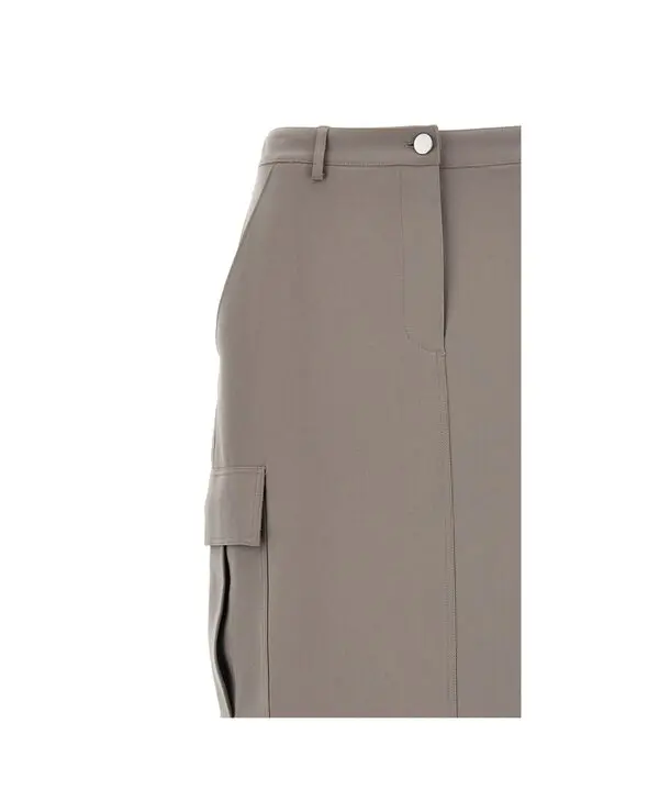 Theory Relaxed Cargo Skirt - Gray