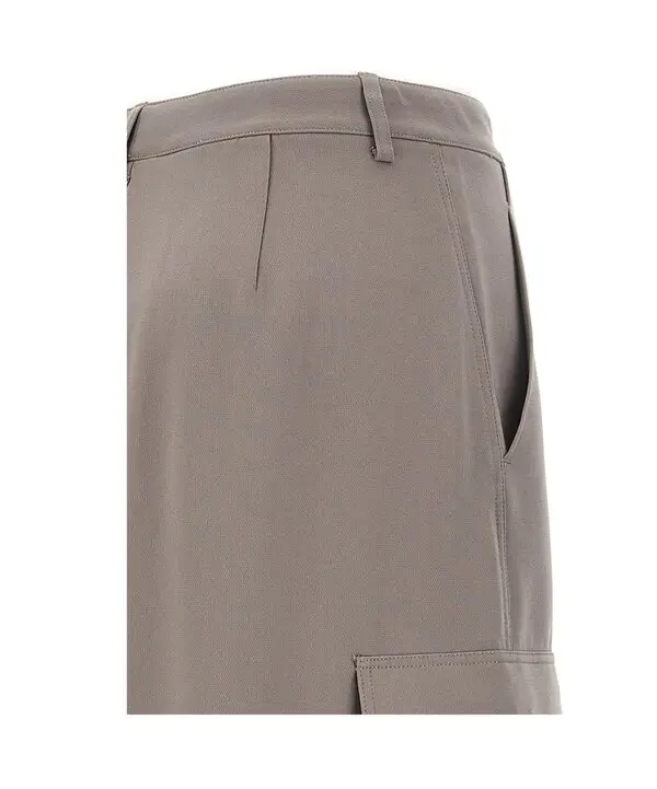 Theory Relaxed Cargo Skirt - Gray