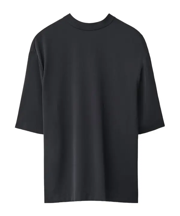 LISA YANG Oversized Round Neck T-shirt - Black