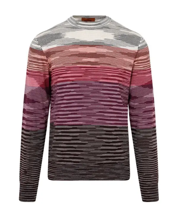 Missoni Striped Wool Jumper - Multicolor