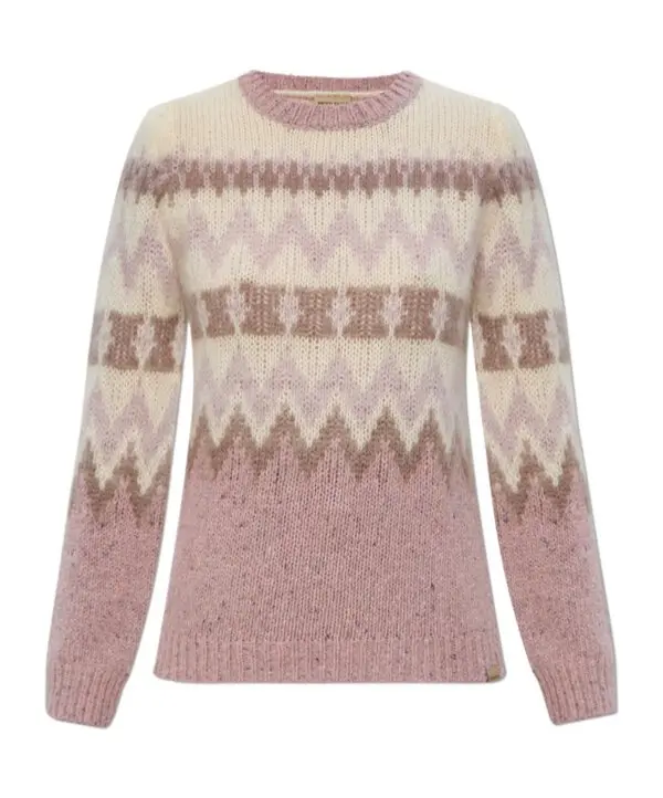 Woolrich Pattern Intarsia-knit Crewneck Jumper