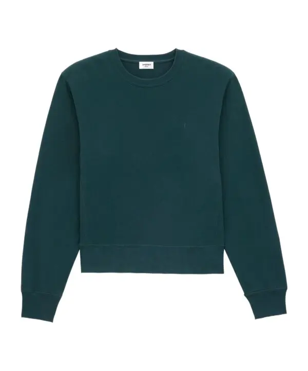 Saint Laurent Cassandre Crewneck Sweatshirt - Blue