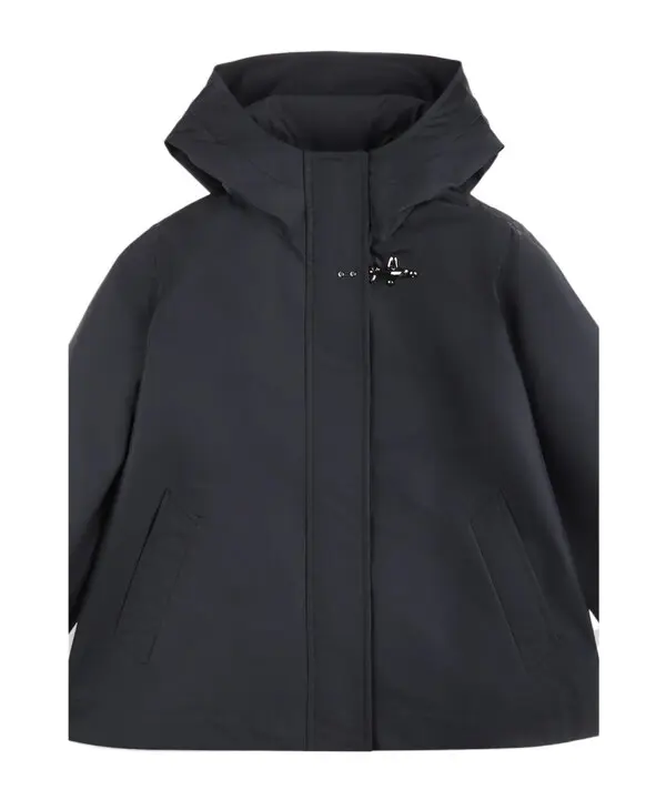 FAY Drawstring Hooded Jacket - Blue