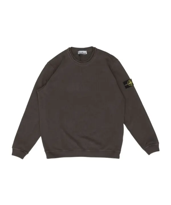 Stone Island Regular-fit Crewneck Sweatshirt With Logo Detail