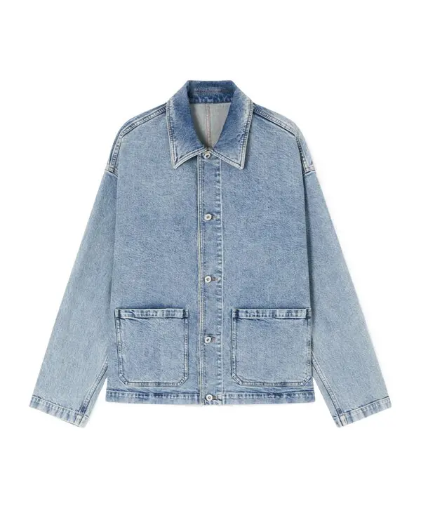 Emporio Armani Long Sleeve Denim Jacket - Light Blue