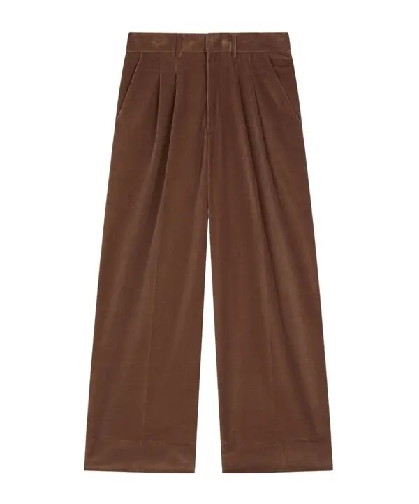 DONDUP Eloise Pleated Wide-leg Trousers - No