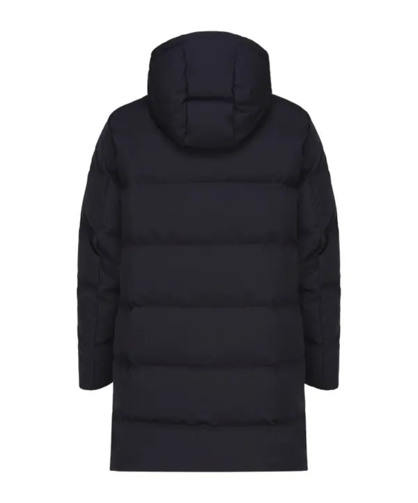 FAY Quilted Parka Coat With Hood