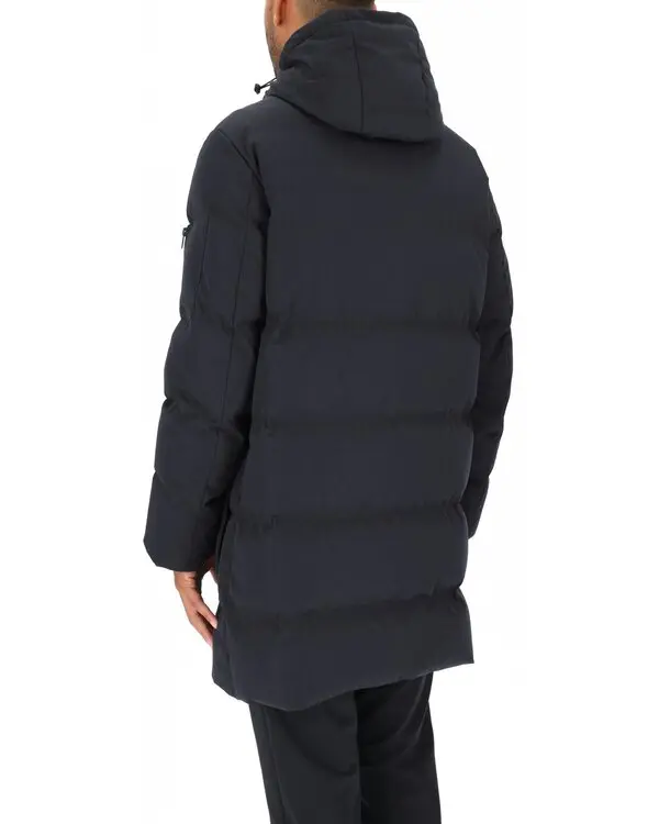 FAY Quilted Parka Coat With Hood