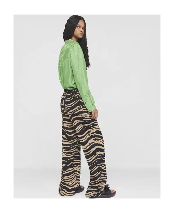 Stella McCartney Logo Long Sleeve Blouse