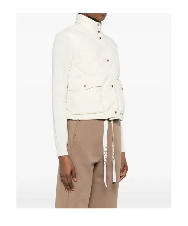 Moncler Quilted Knitted Jacket