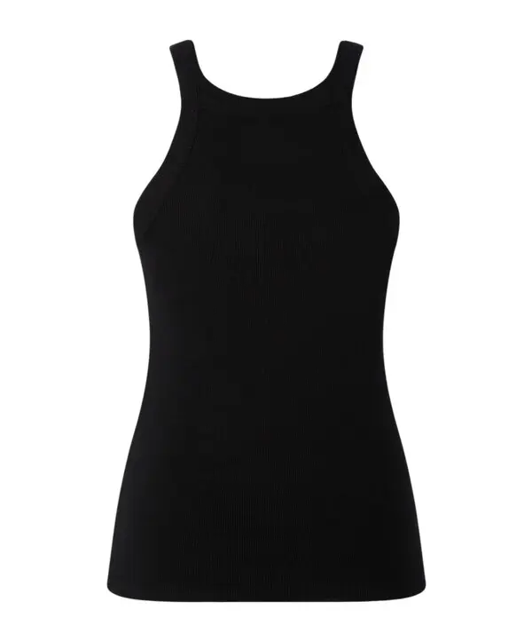 Pinko X Patrick Mcdowell Semi-sheer Horse Jacquard Mesh Tank Top