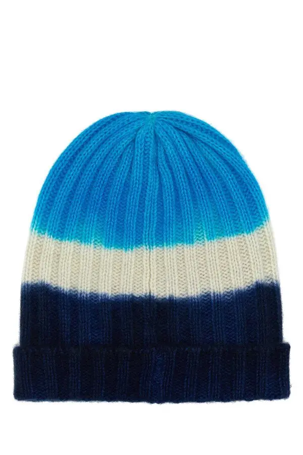 THE ELDER STATESMAN Tie-dyed Chunky Ribbed-knit Beanie