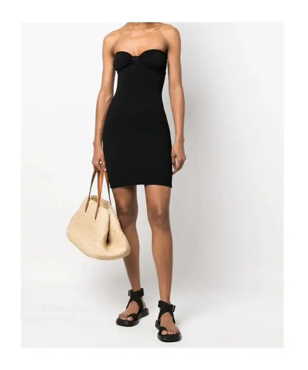 REINA OLGA Strapless Fitted Mini Dress