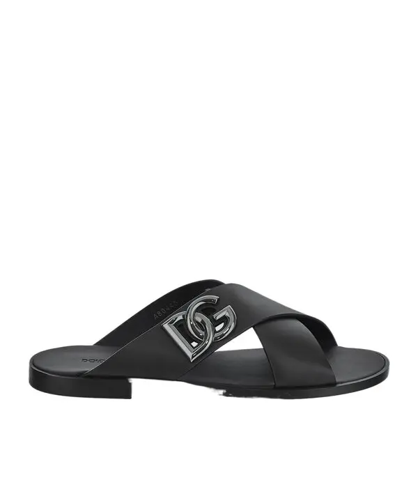 Dolce & Gabbana Dg Logo Plaque Slides