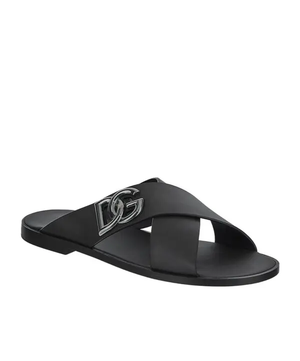 Dolce & Gabbana Dg Logo Plaque Slides