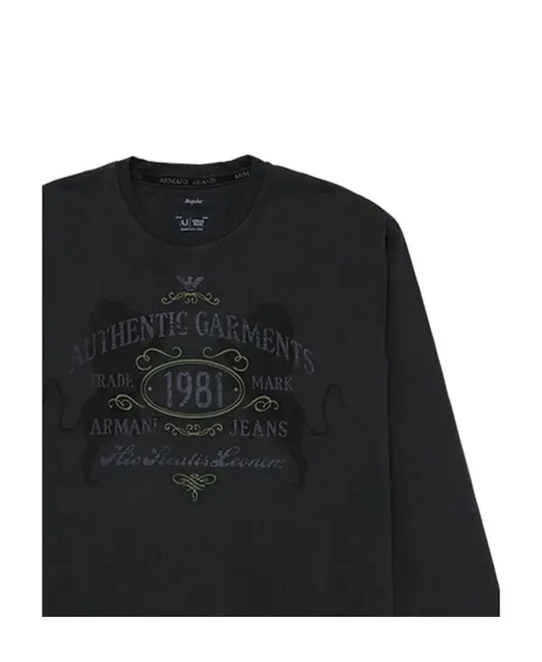 Emporio Armani Printed Long-sleeved T-shirt