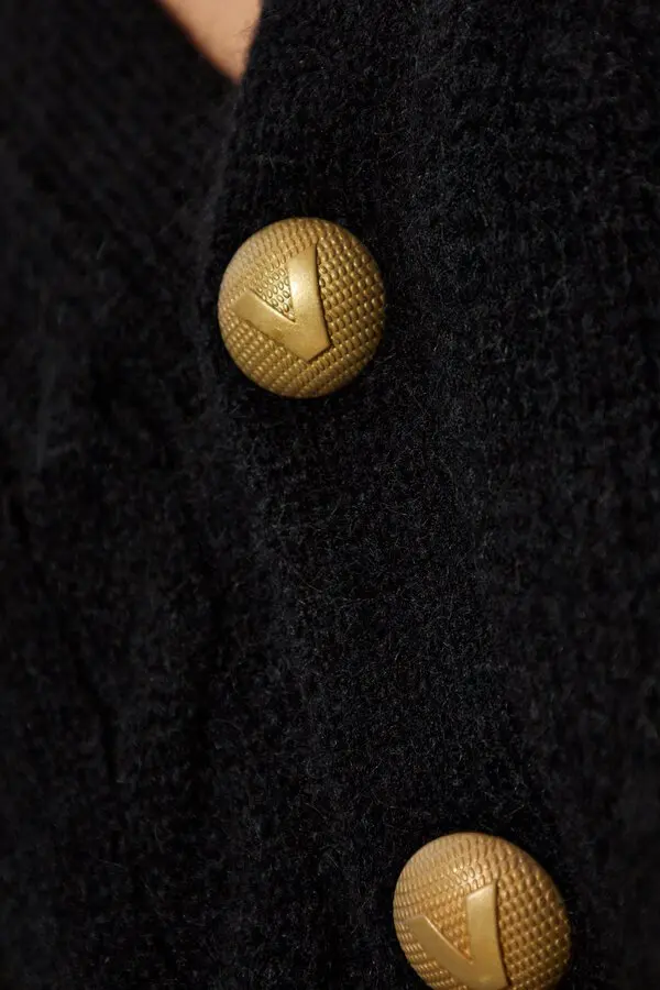 Vetements Distressed Button-up Cardigan