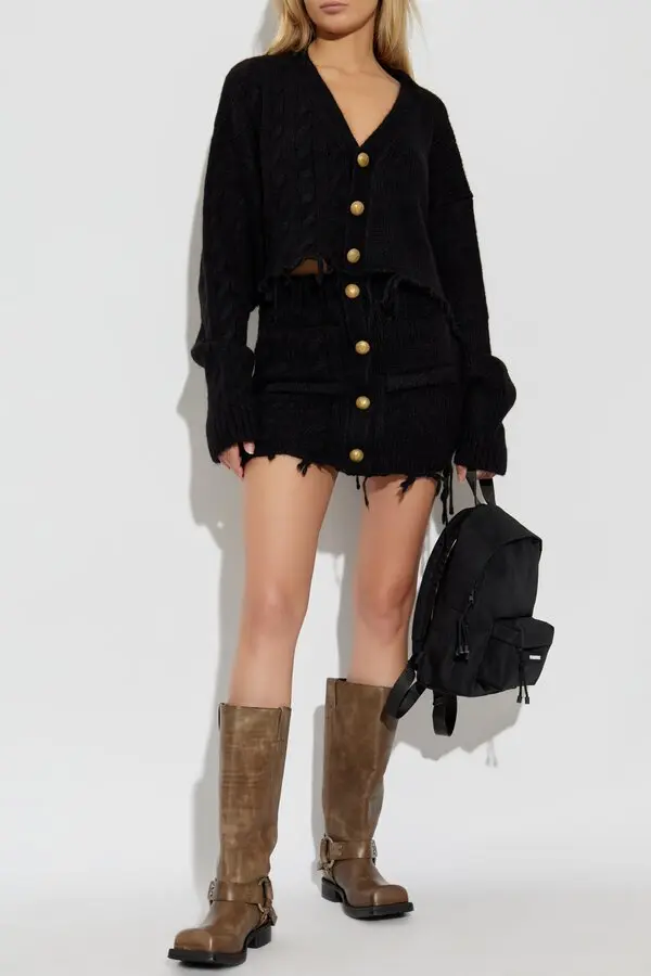 Vetements Distressed Button-up Cardigan