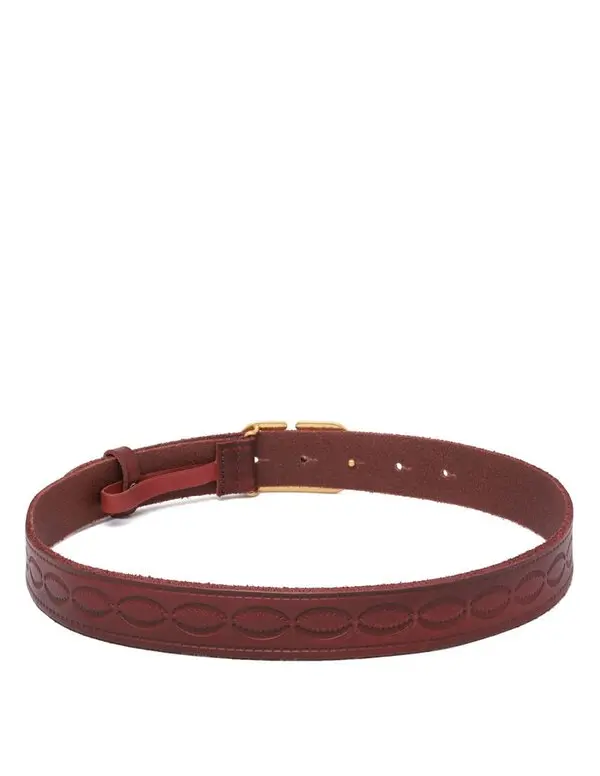 Valentino Garavani Vlogo Belt - Red
