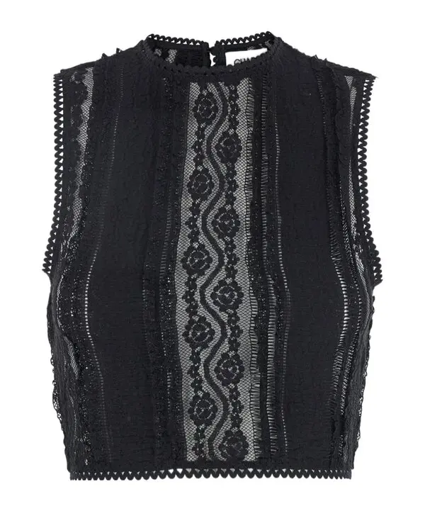 Charo Ruiz Ibiza Sleeveless Lace Blouse