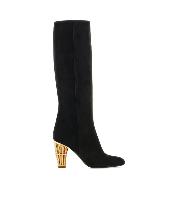 FERRAGAMO Cage Heel Boots