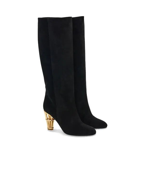FERRAGAMO Cage Heel Boots