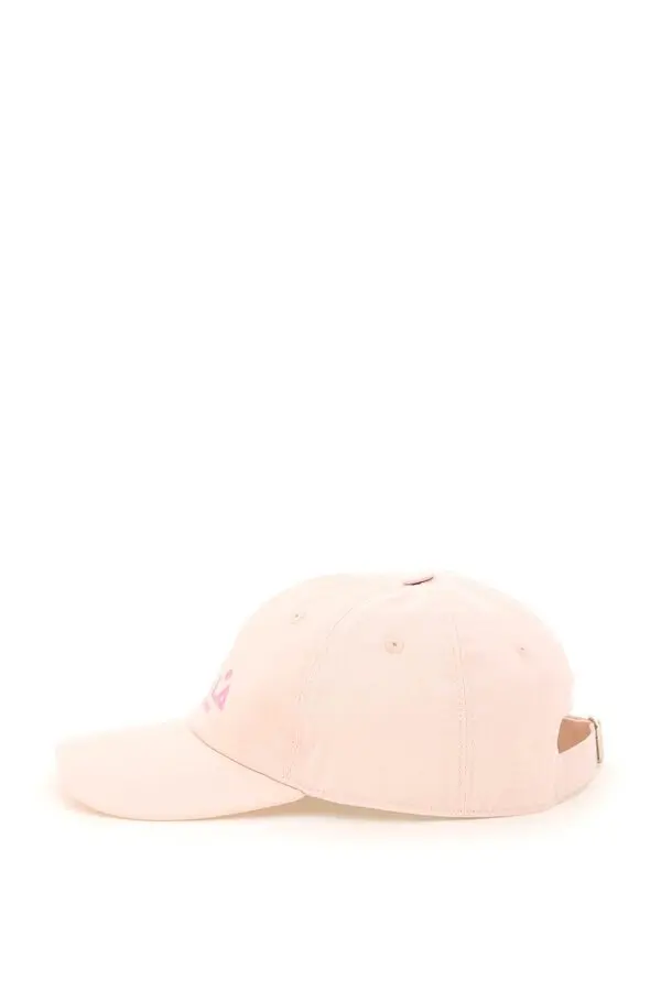 Stella McCartney Logo Print Baseball Cap - White
