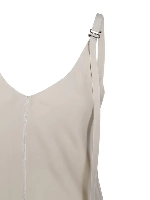 Sportmax Unione V-neck Sleeveless Dress - Nude