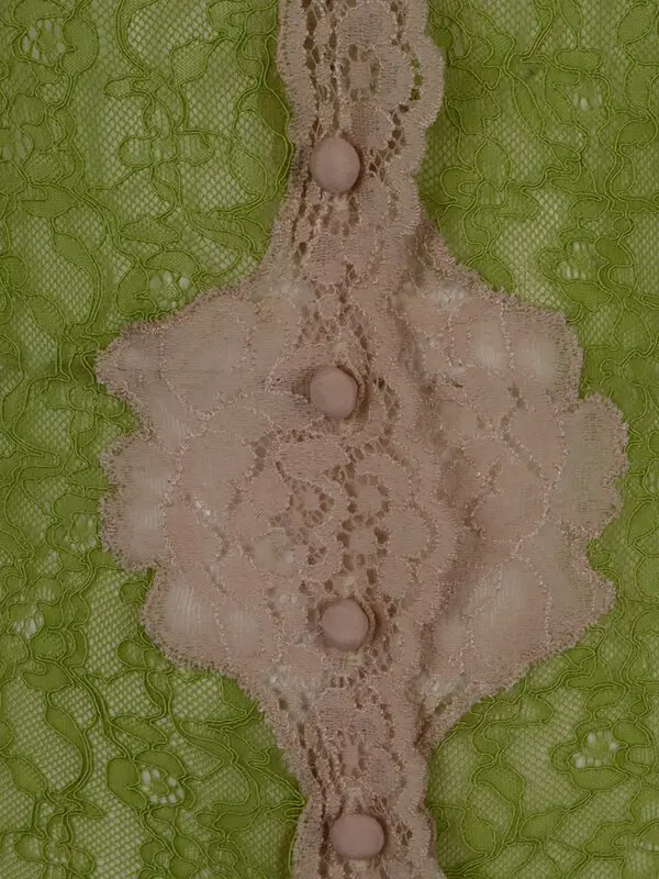 Valentino Garavani Lace Detailed V-neck Cardigan