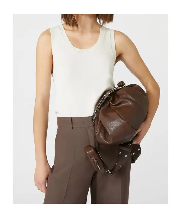 Max Mara Sleeveless Stretch Viscose Top
