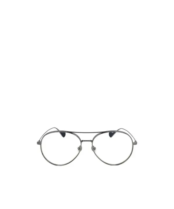 Moncler Aviator Eyeglasses - Shiny Anthracite