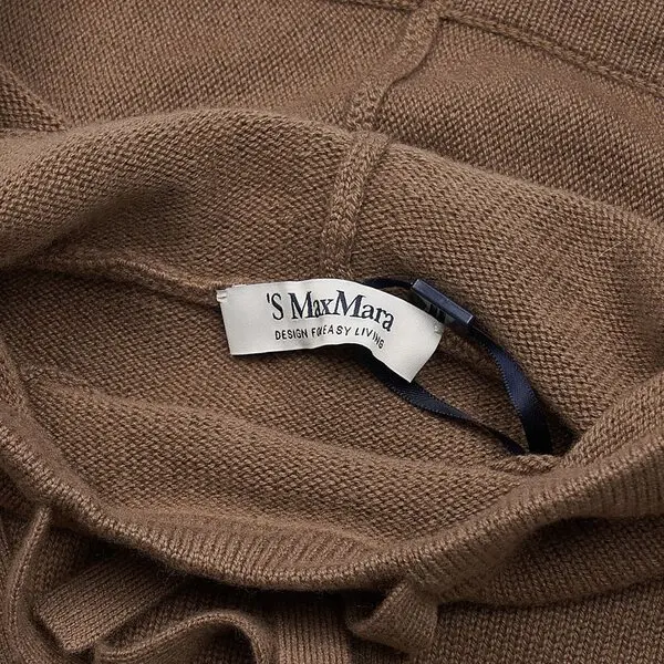 Max Mara Logo Embellished Knitted Hoodie