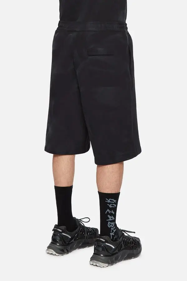 44 LABEL GROUP Logo-print Faded Effect Drawstring Shorts
