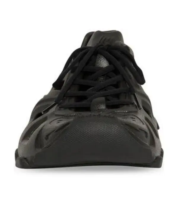 Balenciaga Hd Laced Cut-out Sneakers - Black