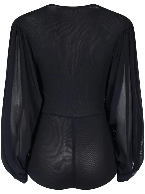 Philosophy Di Lorenzo Serafini Stretch Tulle Bodysuit