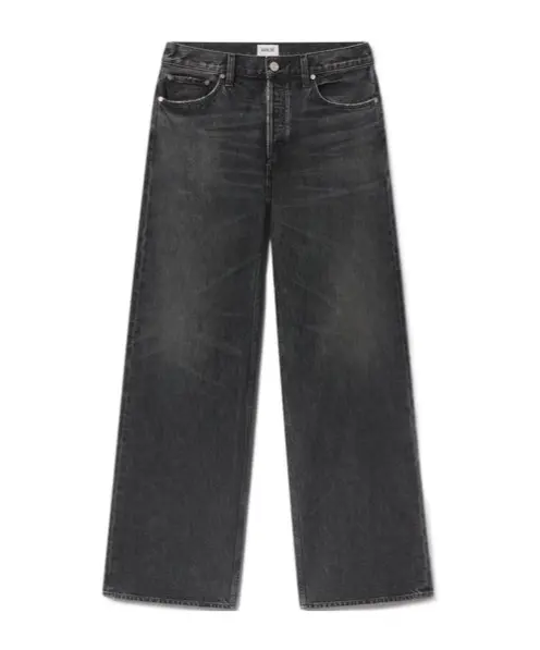 AGOLDE Afton Straight Leg Jeans - Black