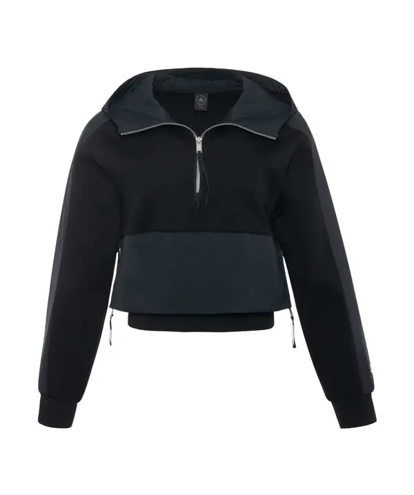 Moose Knuckles Mixmedia Hoodie - Black