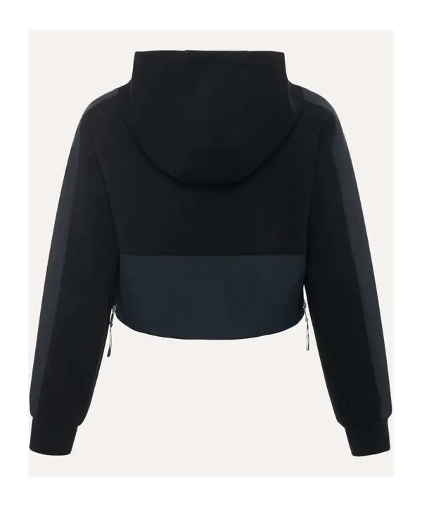 Moose Knuckles Mixmedia Hoodie - Black
