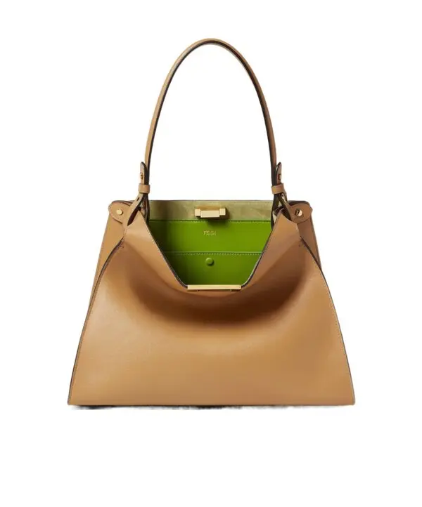 Fendi Way Medium Tote Bag - Light Brown