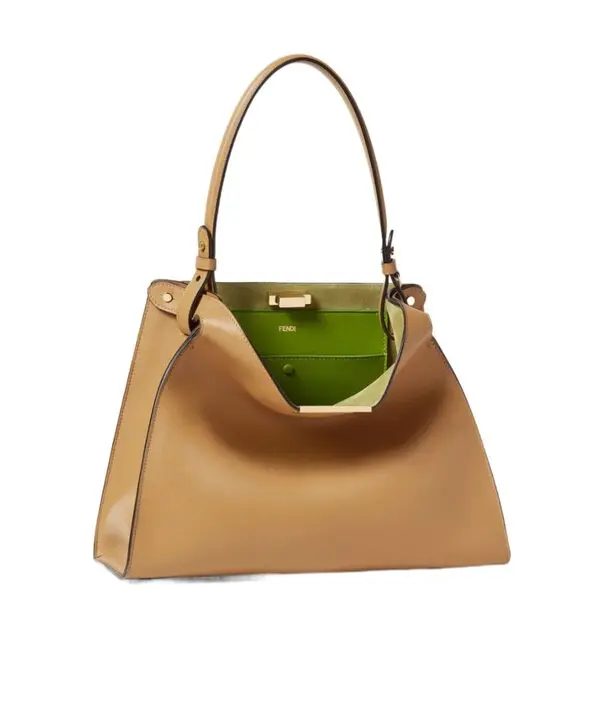 Fendi Way Medium Tote Bag - Light Brown