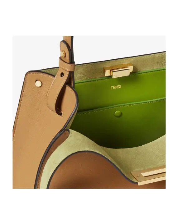 Fendi Way Medium Tote Bag - Light Brown