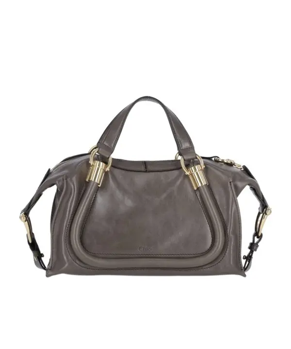 Chloé Paraty 24 Small Shoulder Bag - Grey