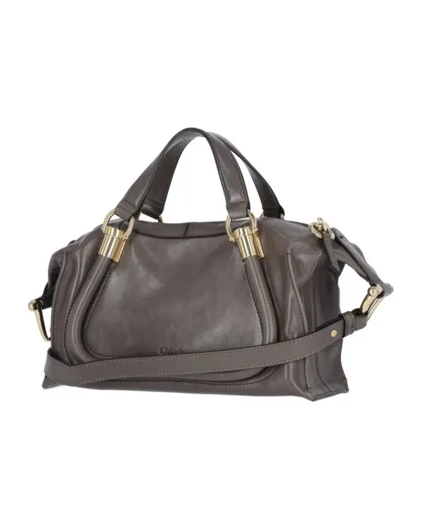 Chloé Paraty 24 Small Shoulder Bag - Grey
