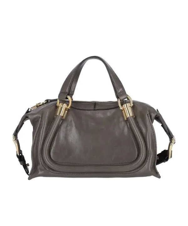 Chloé Paraty 24 Small Shoulder Bag - Grey
