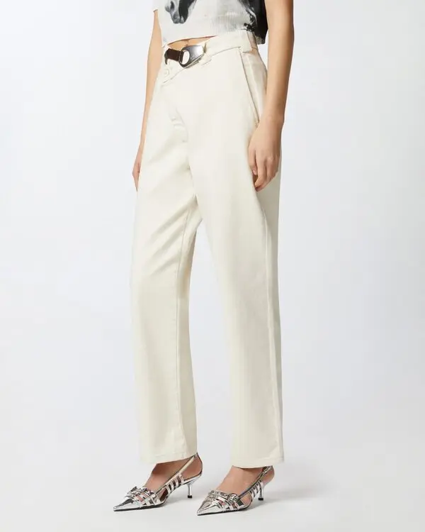 Pinko X Patrick Mcdowell Crossover Belted Trousers