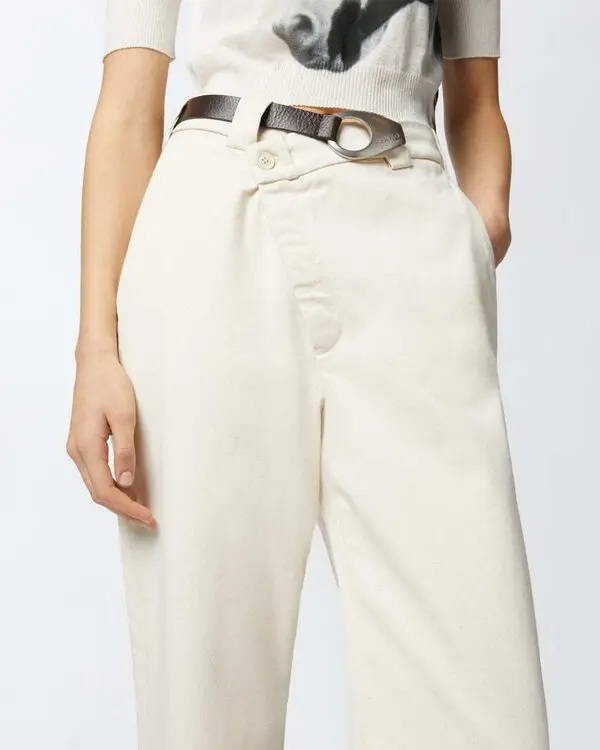 Pinko X Patrick Mcdowell Crossover Belted Trousers