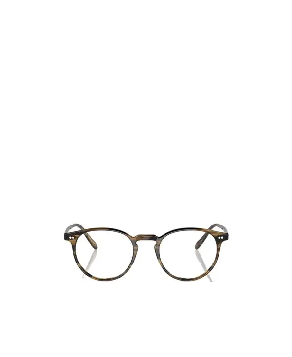 Oliver Spencer Pantos Frame Eyeglasses - Brown