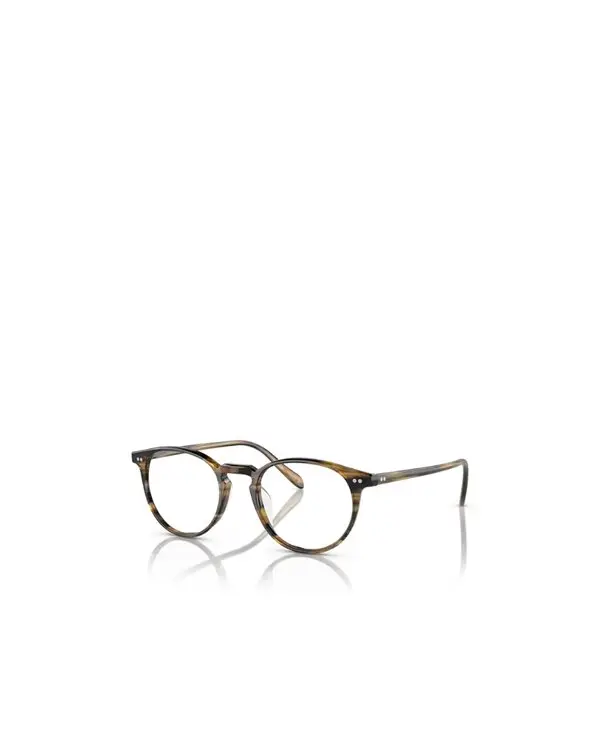 Oliver Spencer Pantos Frame Eyeglasses - Brown